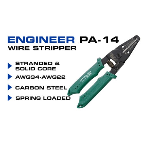 ENGINEER PA-14 Wire Stripper 0.25-0.95mm - Micro Robotics