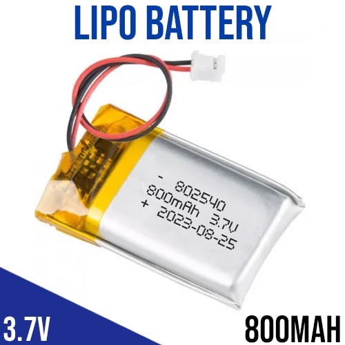 2s Lipo 1 X Lithium Polymer Battery LiPo 703040 3.7V 800mAh 7x30x40mm ...