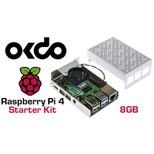 Raspberry Pi 4B 8GB OKDO StarterKit PC/タブレット PCパーツ elorbe.com