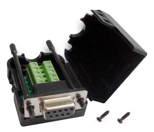 DB9 Female to Cable Connector - Micro Robotics